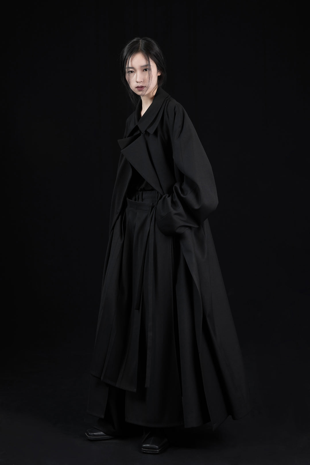 VAPOURBLUE DOUBLE COLLAR TRENCH COAT – Remold Lab